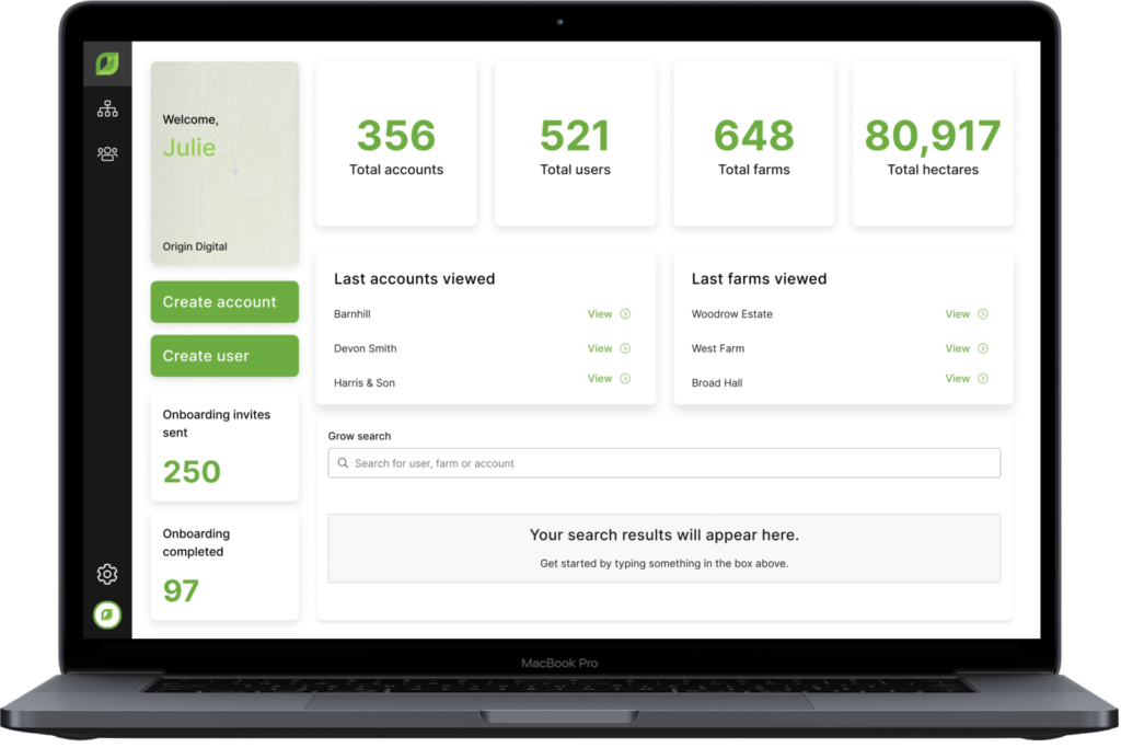 GROW Onboarding & Account Management - Origin Digital